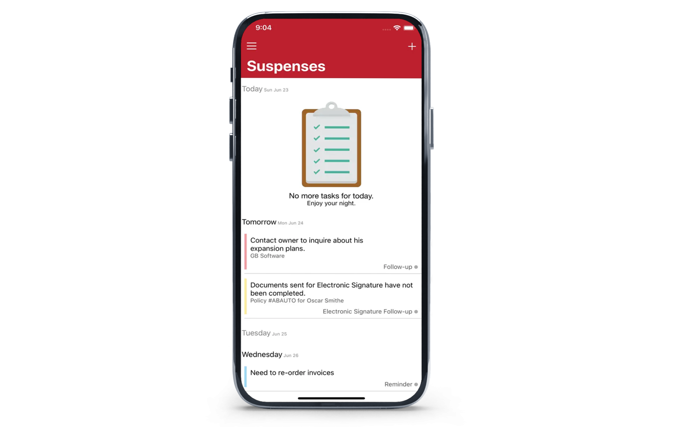 Mobile Broker – mobile app for insurance brokers